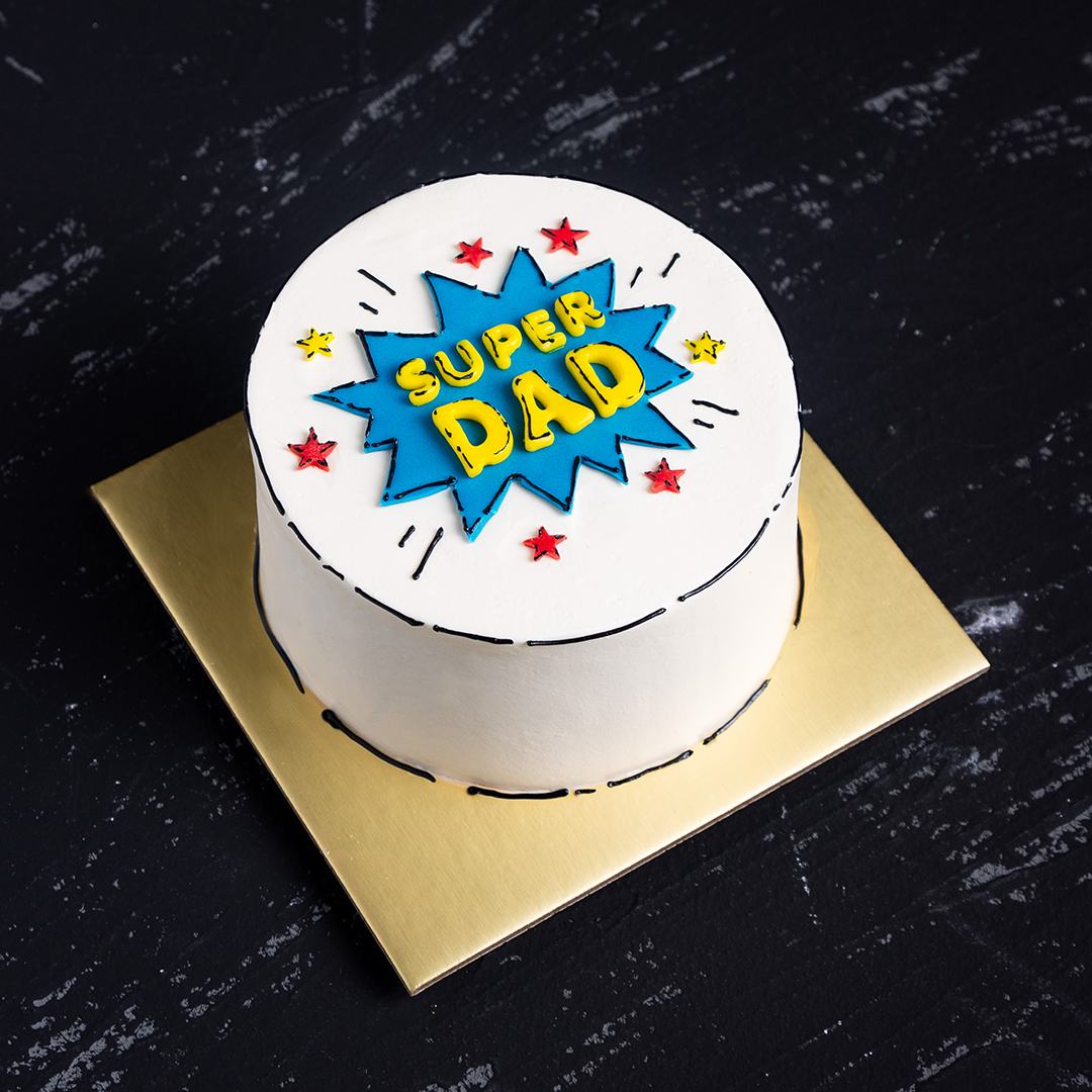 Father's Day Superdad Cake