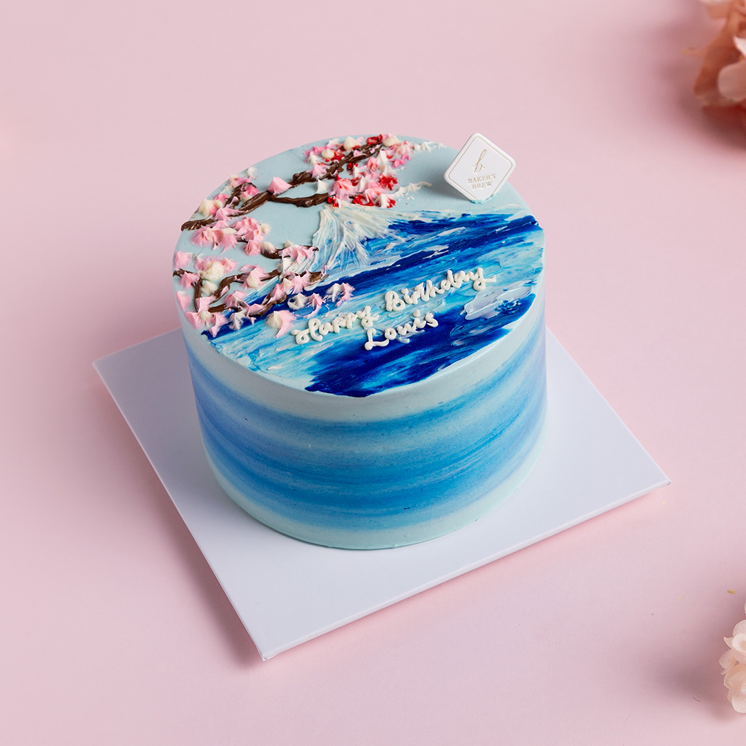 Sakura Mt Fuji Bento Cake | Baker's Brew