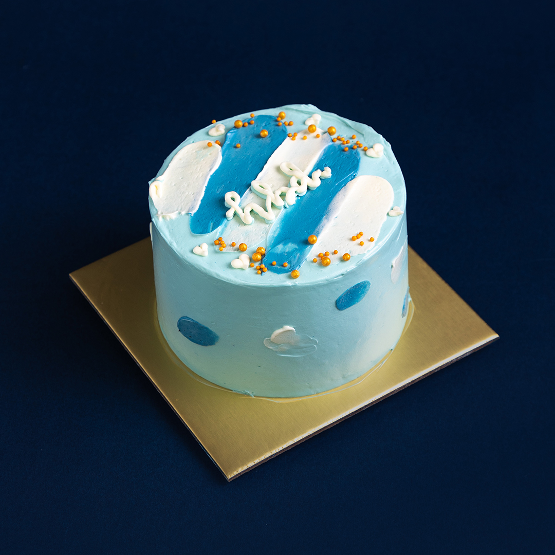 Sky Blue Bento Cake | Baker's Brew Customised Cakes
