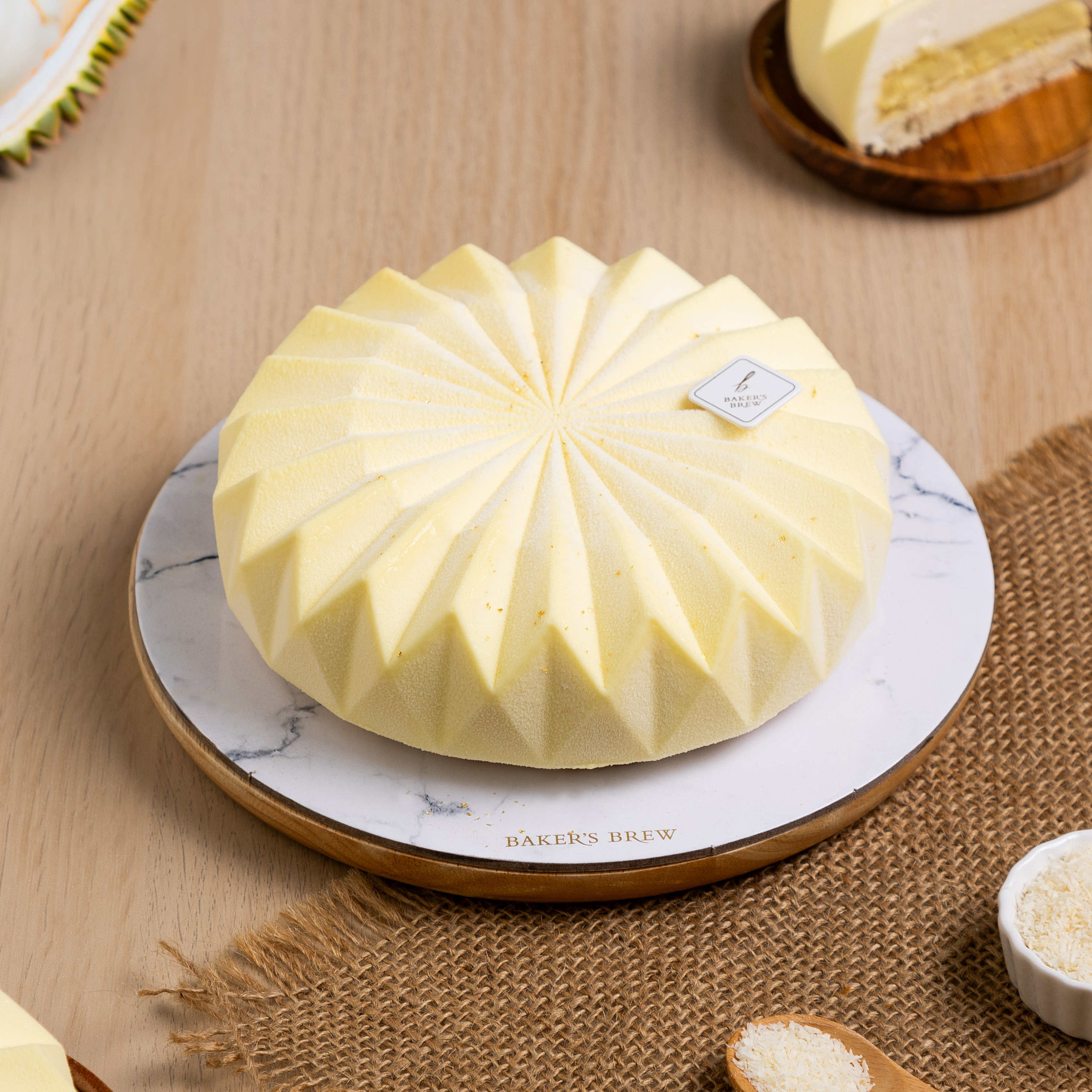 Mao Shan Wang Durian Cake | Baker's Brew | Online Cake Delivery