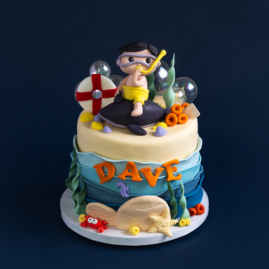 Underwater Exploration Cake | Baker's Brew Customised Cakes