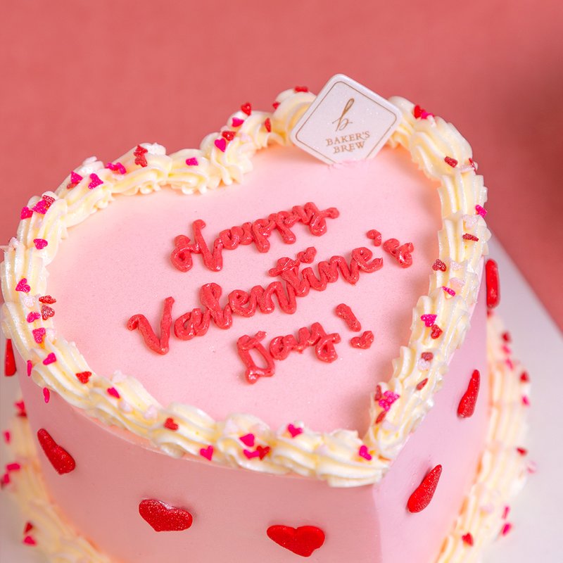 Valentine's Heart Bento Cake | Baker's Brew Customised Cakes