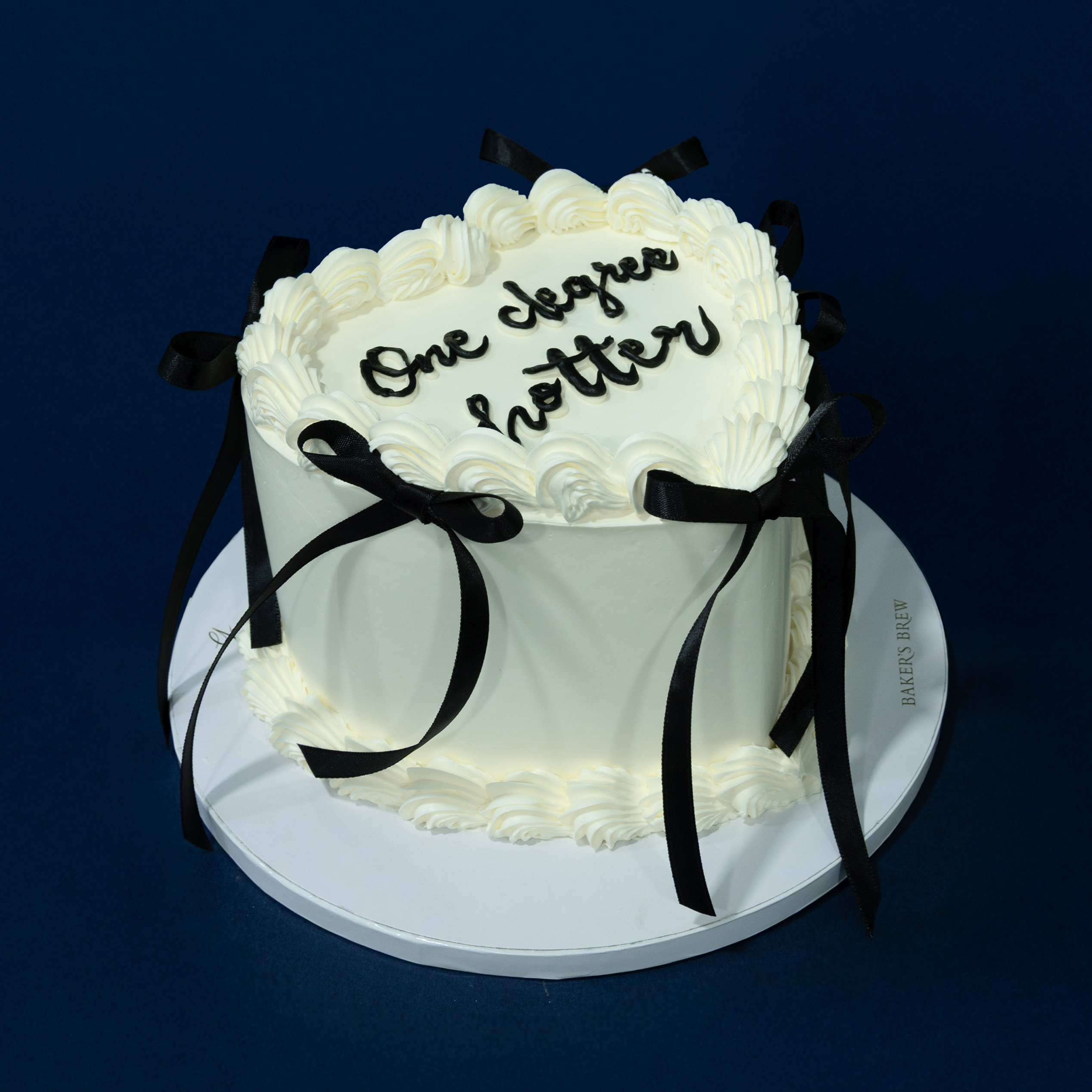 Heart Shape Graduation Cake | Baker's Brew Customised Cakes