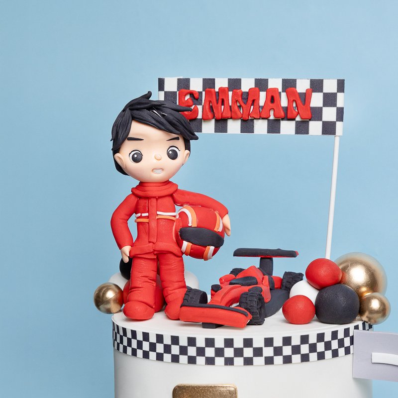Formula One Race Kids Cake | Baker's Brew Customised Cakes