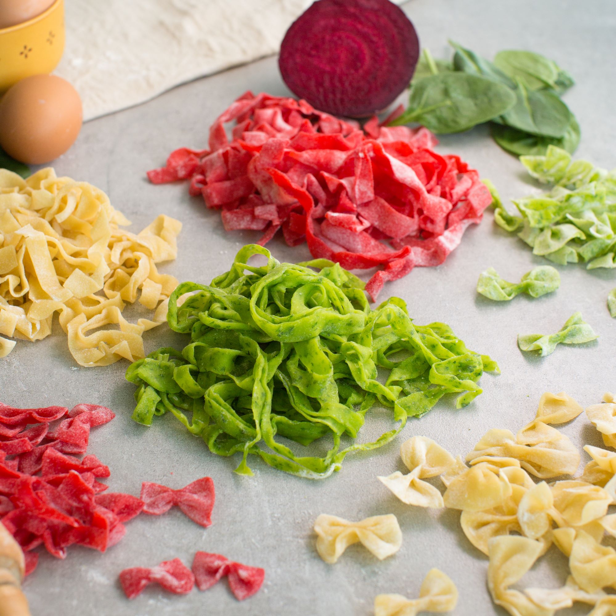 Natural Colour Pasta Trio 1 | Baker's Brew Studio Pte. Ltd.