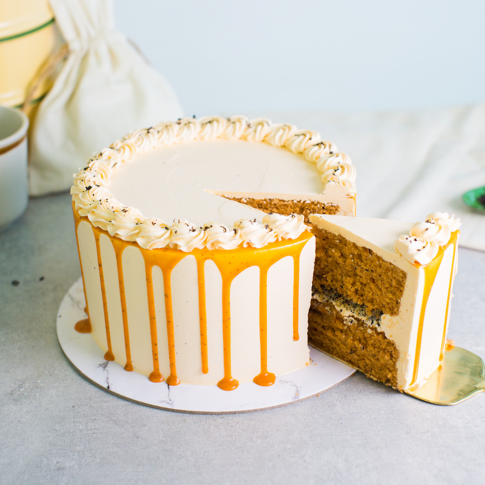 Thai Milk Tea Cake 129 (Private 1 Pax - Stenny) | Baker's Brew Studio ...