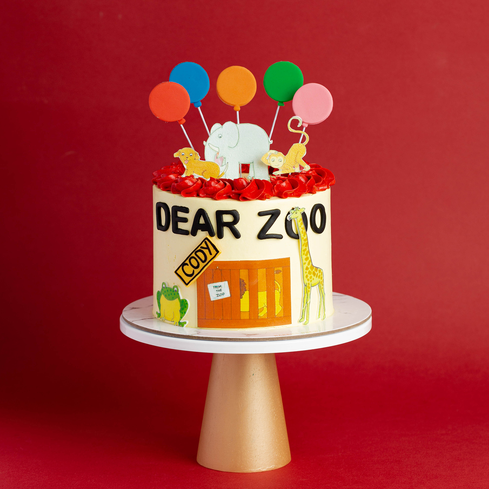 Dear Zoo Cake | Online Cake Delivery Singapore | Baker's Brew