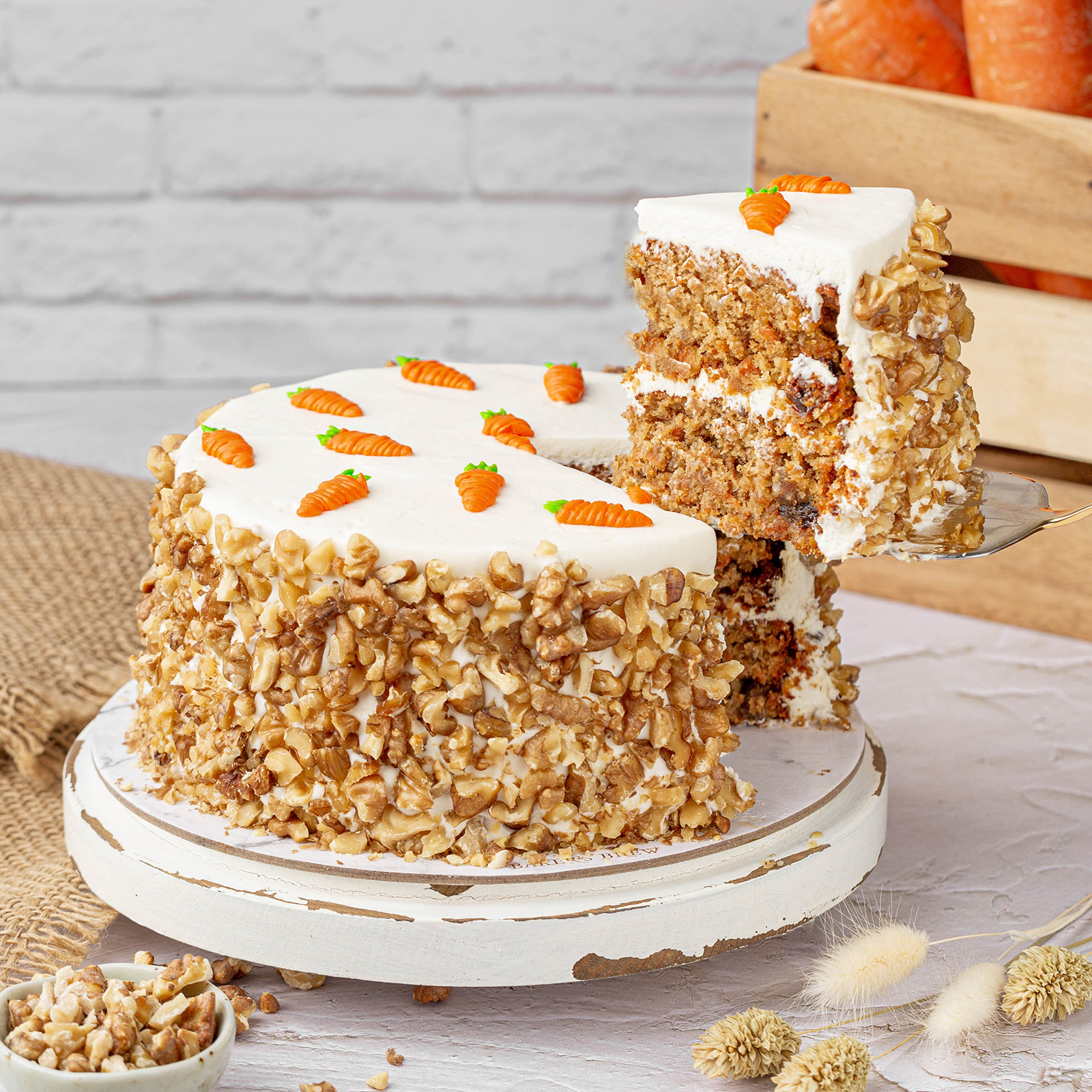 Gluten-Free Carrot Cake 49 | Baker's Brew Studio Pte. Ltd.