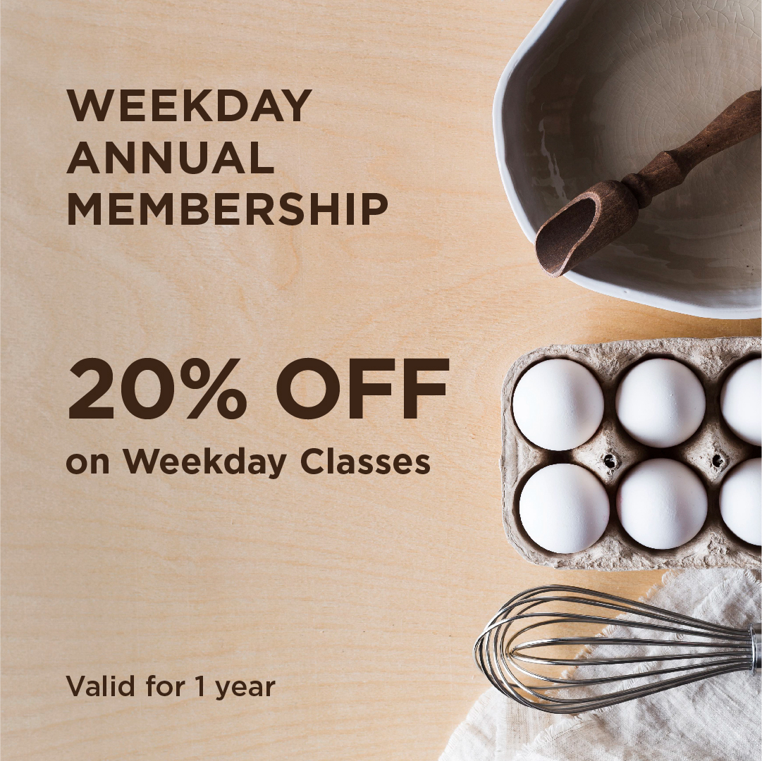 Weekday Annual Membership | Baker's Brew Studio Pte. Ltd.