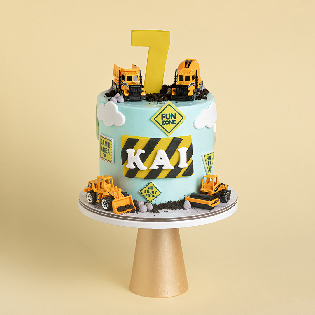 Construction Funzone Cake